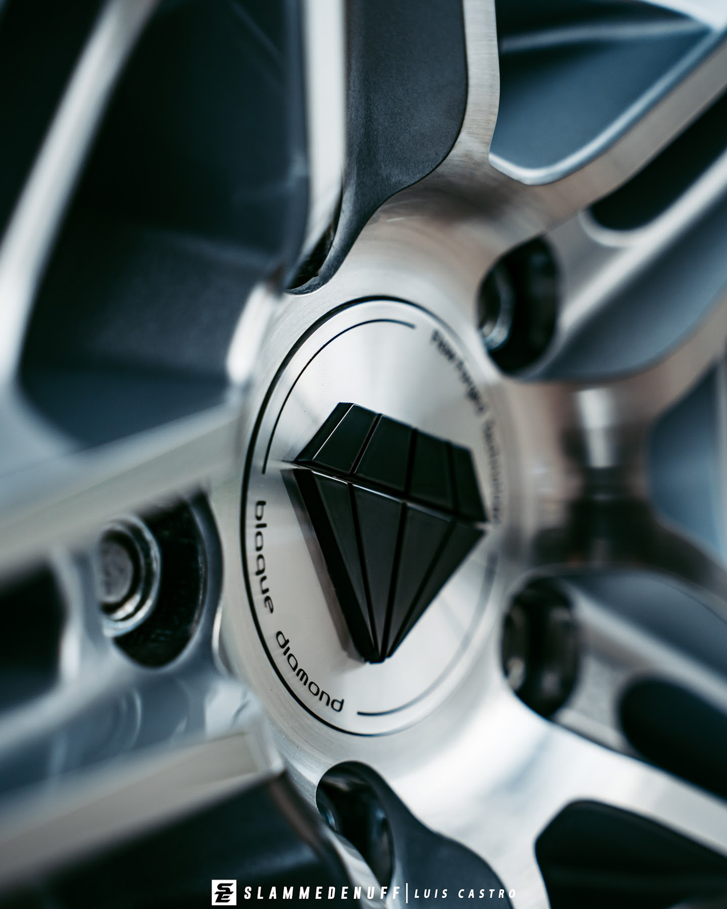 A 2015 Ford Mustang GT on 20 Inch Blaque Diamond BD-F25 Brushed Silver ...