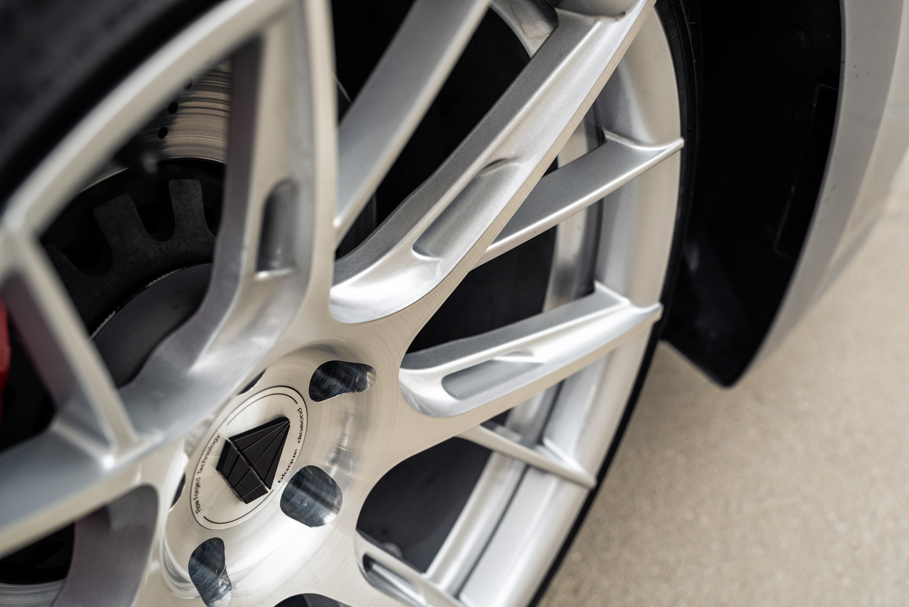 A 2018 Audi RS5 on 20 Inch Blaque Diamond BD-F18 Brushed Silver Wheels ...