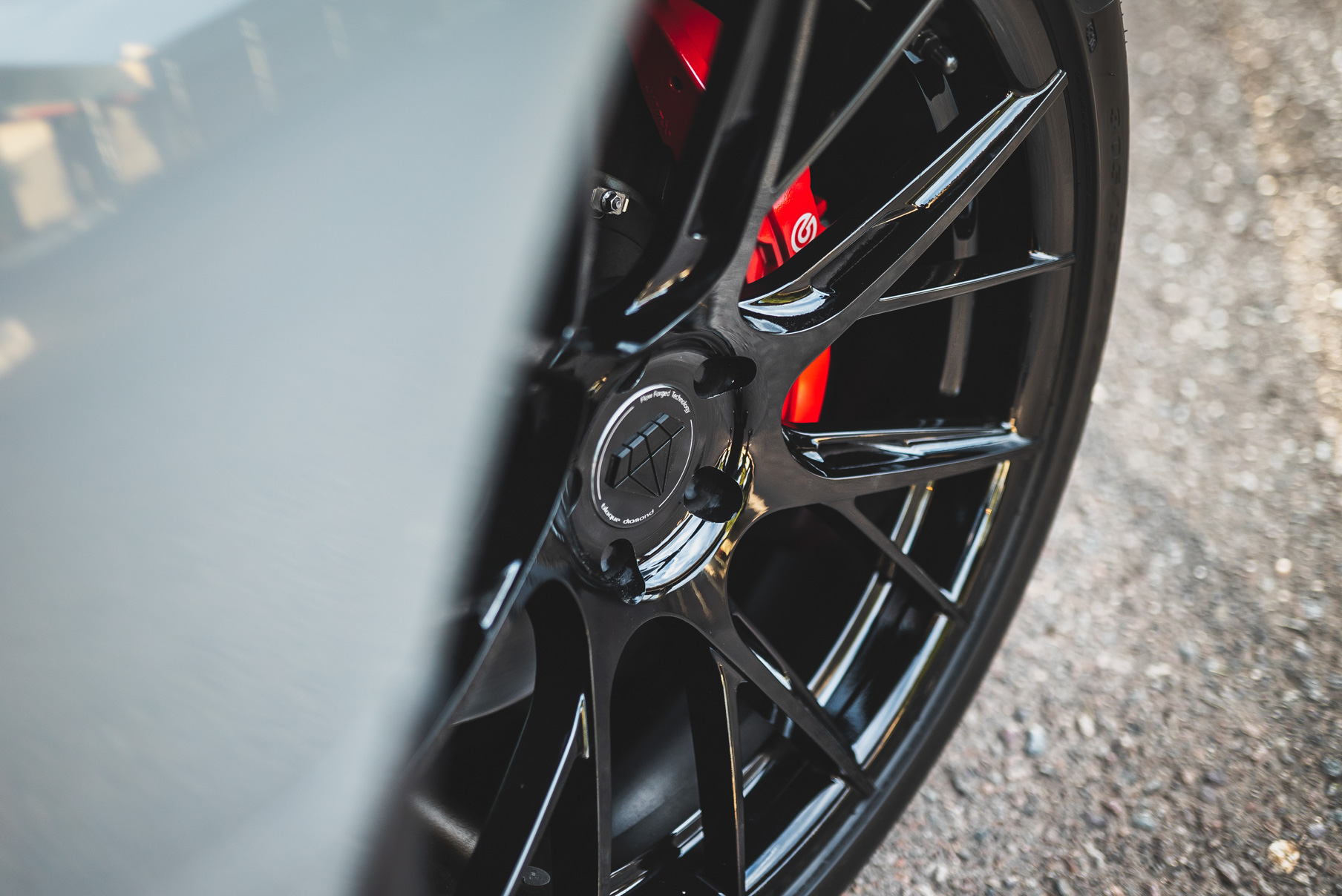 A 2018 Dodge Challenger RT on 20 Inch Blaque Diamond BD-F18 Gloss Black ...