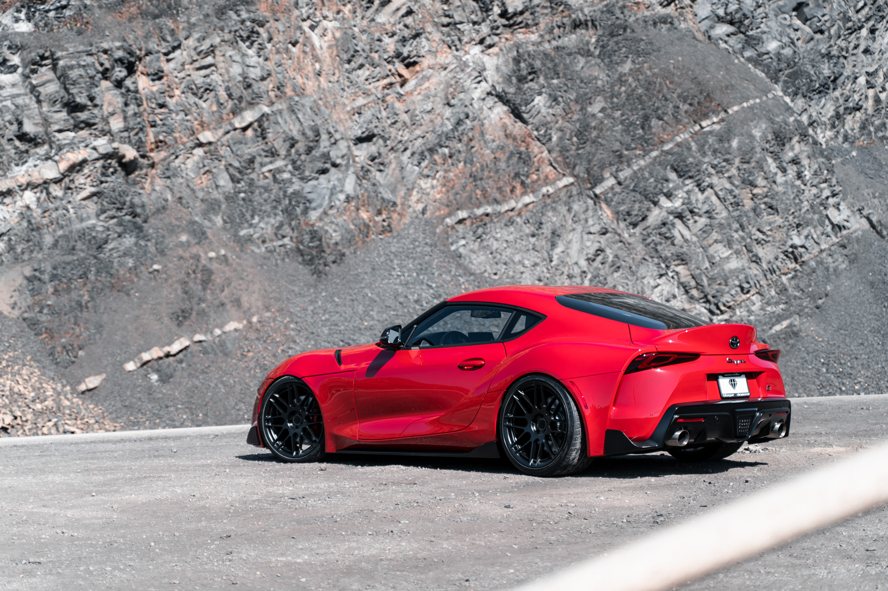 A 2020 Toyota Supra Launch Edition on 20 Inch BD-F12 Gloss Black Wheels ...