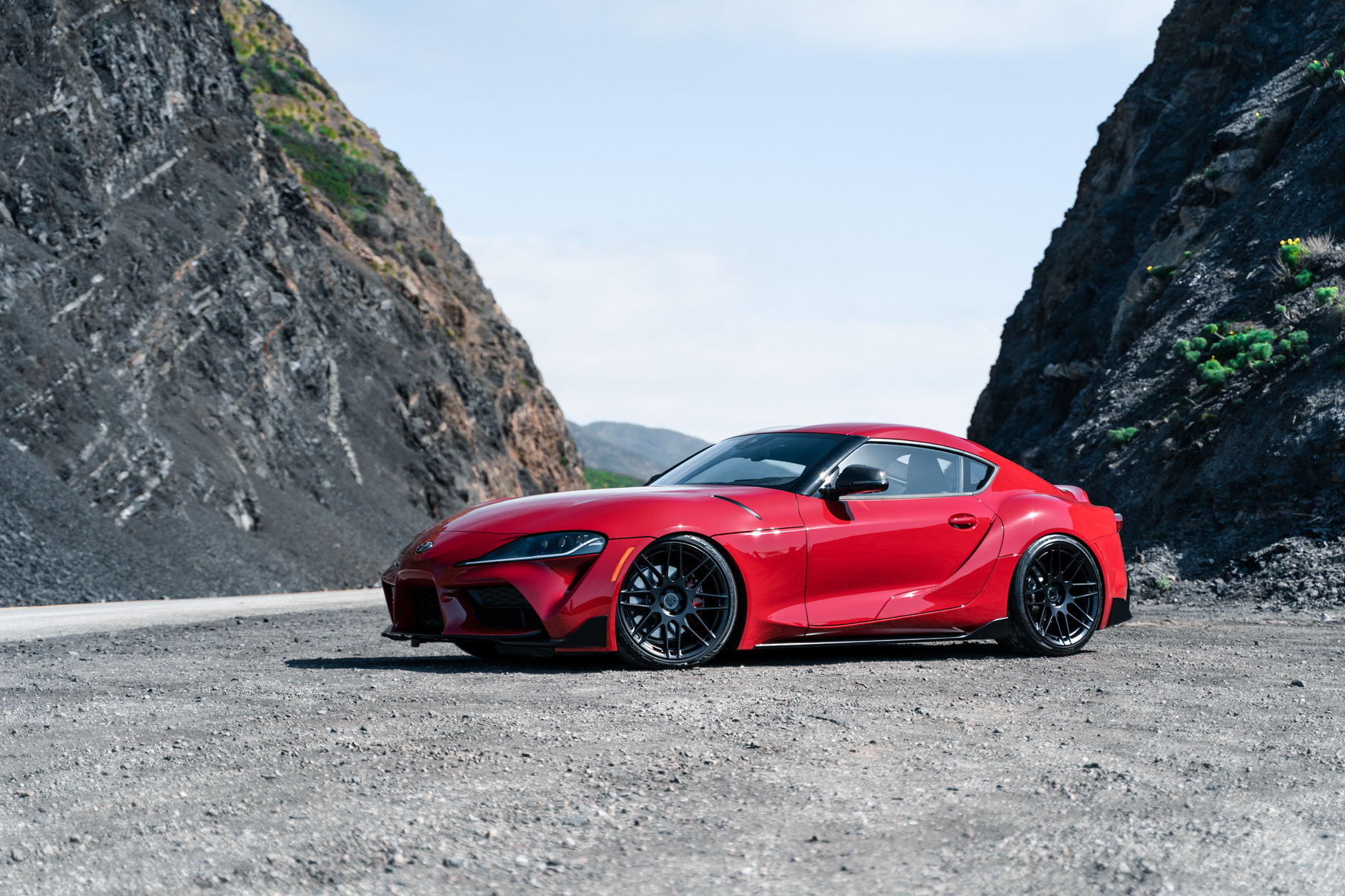 A 2020 Toyota Supra Launch Edition on 20 Inch BD-F12 Gloss Black Wheels ...