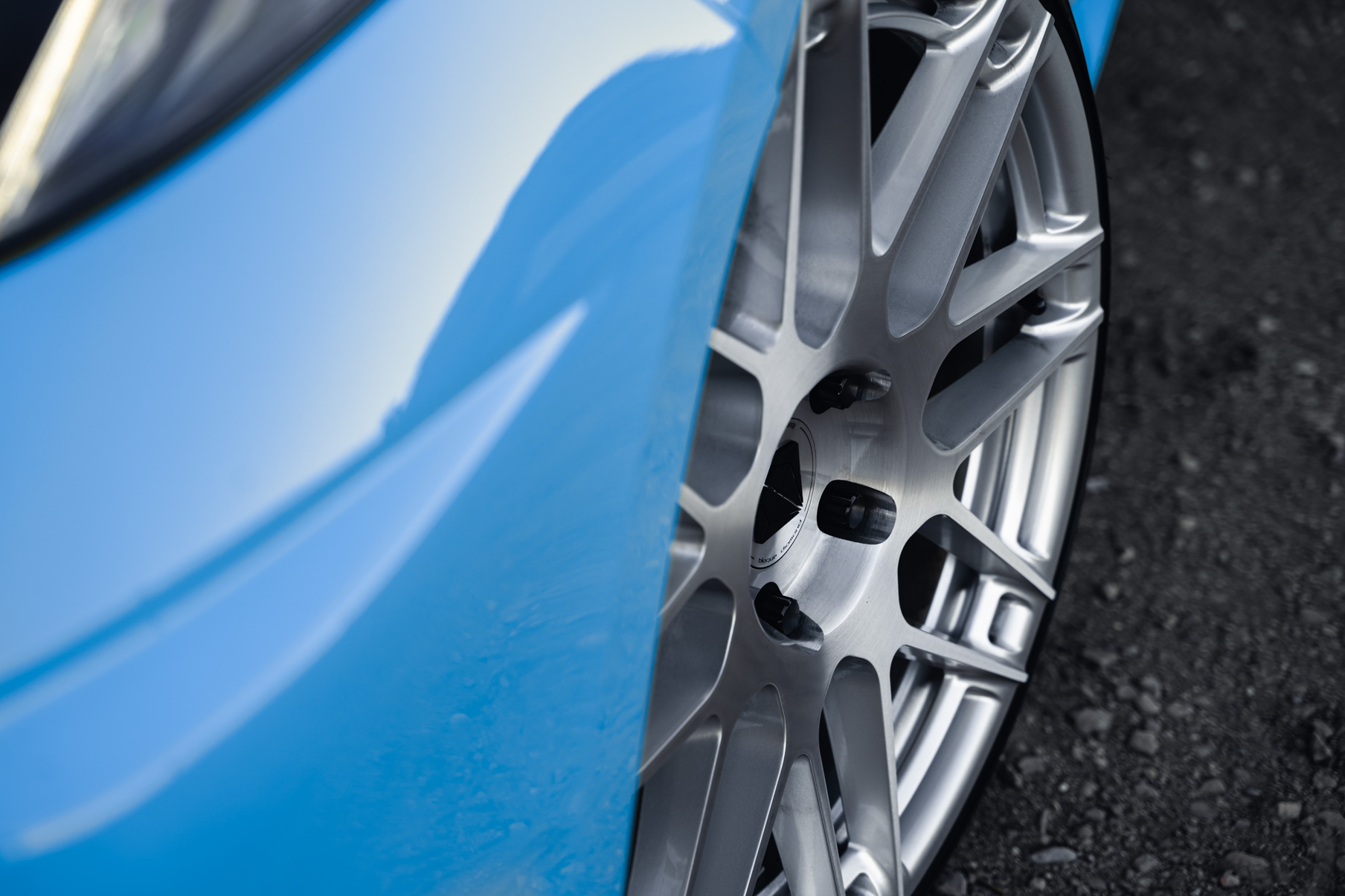 A Rapid Blue 2020 Chevrolet Corvette C8 on Blaque Diamond BD-F12 ...