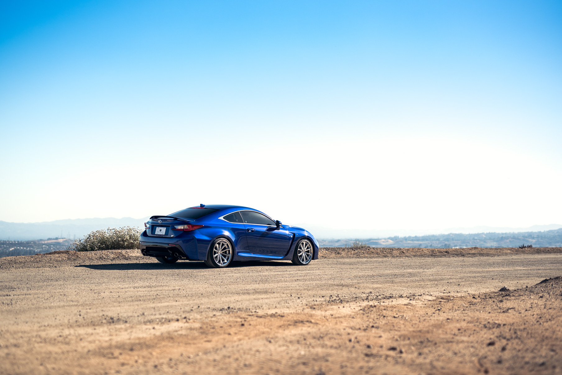 A 2016 Lexus RCF on Blaque Diamond BD-23 Silver with Chrome Lip ...