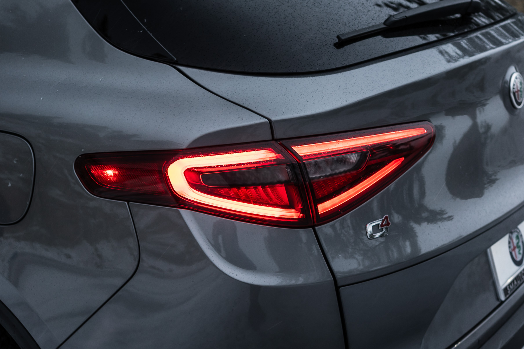 A 2018 Alfa Romeo Stelvio on Blaque Diamond BD-17 Matte Black with ...