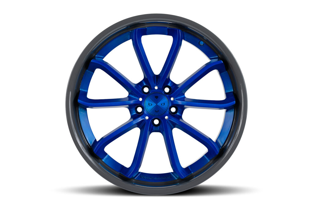 Blaque Diamond BD-11 Brushed Blue with Nardo Grey Lip Classic Series ...