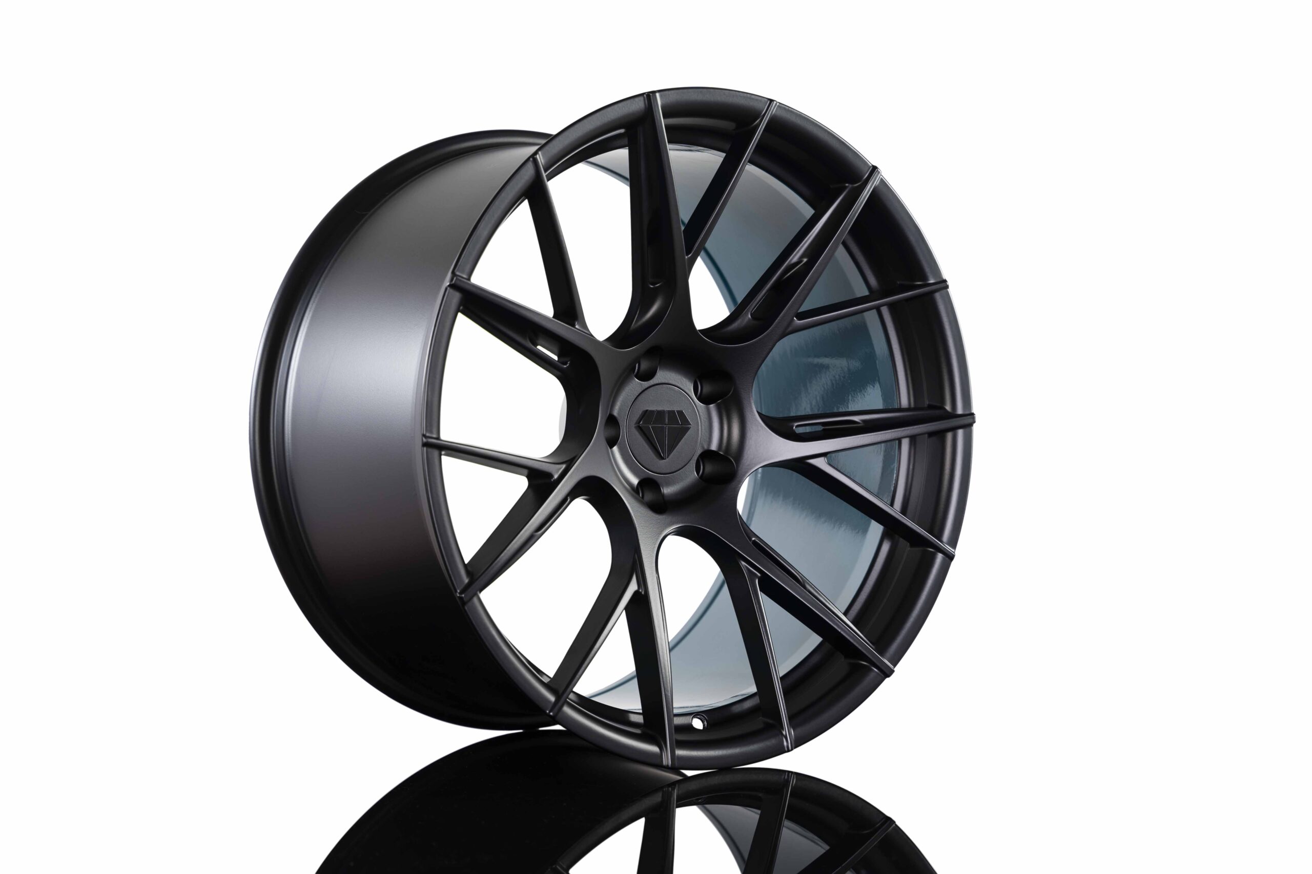 Blaque Diamond BD-F18 Custom Finish BD-F18 Satin Black Face with ...